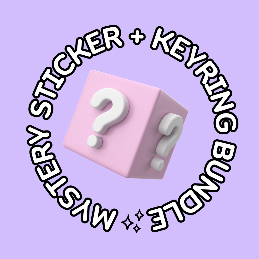 ️ BLIND BAG ️ Sticker & Keyring – Something Cool Art