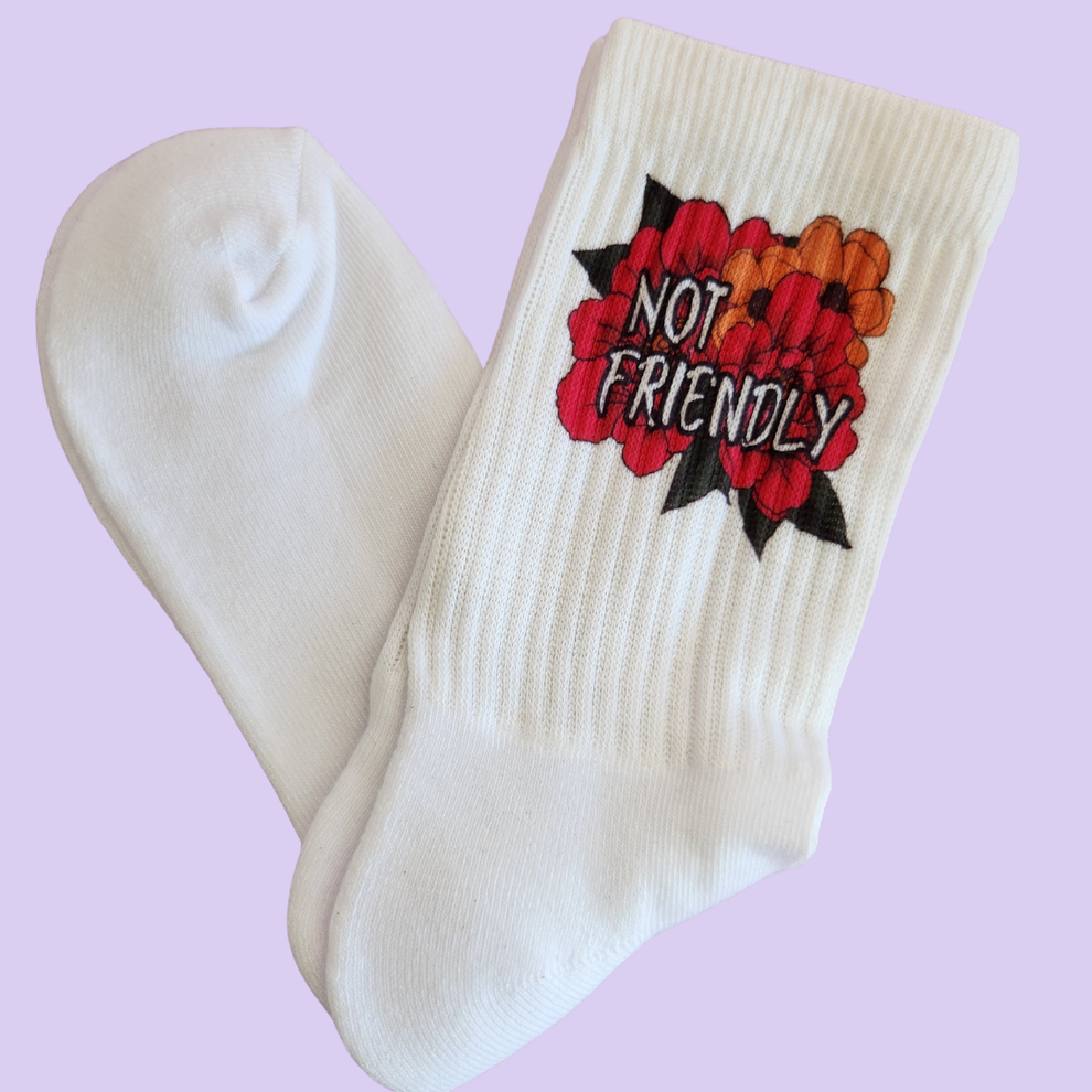 Sweary Socks - Not Friendly | Australian Small Business – Something ...